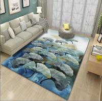 China Customizable Polyester Fiber Maple Leaf Carpet 40x60cm to 180x280cm for Living Room Bedroom for sale