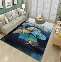 China Customizable Polyester Fiber Maple Leaf Carpet 40x60cm to 180x280cm for Living Room Bedroom for sale