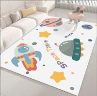 China PVC Cartoon Animal Waterproof Carpet 80x120cm Living Room Floor Mat Machine Washable for sale