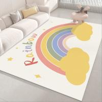 China PVC Cartoon Animal Waterproof Carpet 80x120cm Living Room Floor Mat Machine Washable for sale