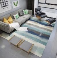 China Simple Rectangle Polyester Fiber Living Room Floor Carpet Special Style for sale