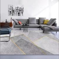 China Simple Rectangle Polyester Fiber Living Room Floor Carpet Special Style for sale