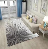China Simple Rectangle Polyester Fiber Living Room Floor Carpet Special Style for sale