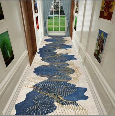 China Custom Polyester Fiber Commercial Floor Mat 100x100cm for Hotel Entrance Corridor Stairway for sale