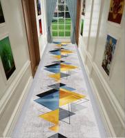 China Custom Polyester Fiber Commercial Floor Mat 60x100cm for Hotel Entrance Corridor Stairway for sale
