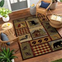 China Crystal Velvet Floor Carpet 40x60cm North European Ancient Design for Living Room Bedroom Door Mat for sale