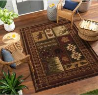 China Crystal Velvet Floor Carpet 40x60cm North European Ancient Design for Living Room Bedroom Door Mat for sale