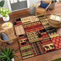 China Crystal Velvet Floor Carpet 40x60cm North European Ancient Design for Living Room Bedroom Door Mat for sale