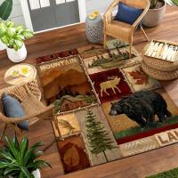 China North European Crystal Velvet Floor Carpet 40x60cm to 200x300cm for Hotel Living Room for sale