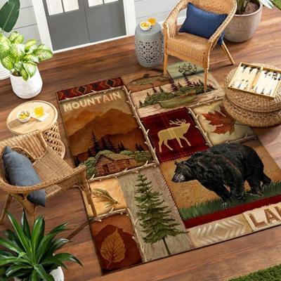 China North European Crystal Velvet Floor Carpet 40x60cm to 200x300cm for Hotel Living Room for sale