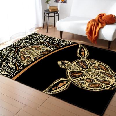 China Ethnic Ancient European Flower Pattern Living Room Carpet 160x230cm Polyester Fiber for sale