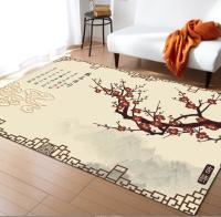 China Ethnic Ancient European Flower Pattern Living Room Carpet 160x230cm Polyester Fiber for sale