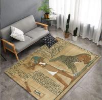 China Ethnic Ancient European Flower Pattern Living Room Carpet 160x230cm Polyester Fiber for sale