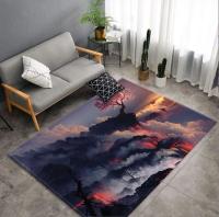 China Ethnic Ancient European Flower Pattern Living Room Carpet 160x230cm Polyester Fiber for sale