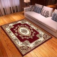 China Ethnic Ancient European Flower Pattern Living Room Carpet 160x230cm Polyester Fiber for sale