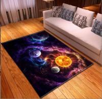 China Customizable Polyester Fiber Starry Sky Cartoon Carpet 152x224cm Living Room Rug for sale
