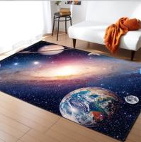 China Customizable Polyester Fiber Starry Sky Cartoon Carpet 152x224cm Living Room Rug for sale