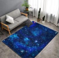 China Customizable Polyester Fiber Starry Sky Cartoon Carpet 152x224cm Living Room Rug for sale