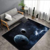China Customizable Polyester Fiber Starry Sky Cartoon Carpet 152x224cm Living Room Rug for sale