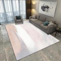 China North European Geometric Living Room Floor Carpet 120x150cm Machine Washable Polyester for sale