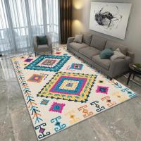 China North European Geometric Living Room Floor Carpet 120x150cm Machine Washable Polyester for sale