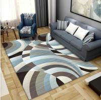 China North European Geometric Living Room Floor Carpet 120x150cm Machine Washable Polyester for sale