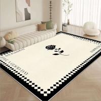China Fragrance Rectangle Living Room Rug Cashmere-Like Acrylic Yarns 100x200cm Machine Made for sale