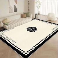 China Fragrance Rectangle Living Room Rug Cashmere-Like Acrylic Yarns 100x200cm Machine Made for sale