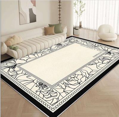 China Cashmere-Like Acrylic Yarn Living Room Carpet 200x300cm Machine Washable Custom Logo for sale