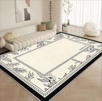 China Cashmere-Like Acrylic Yarn Living Room Carpet 200x300cm Machine Washable Custom Logo for sale