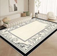 China Cashmere-like Acrylic Yarns Living Room Floor Carpet 100x200cm Machine-made Rectangle for sale