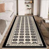 China Classic Flower Series Crystal Velvet Bedroom Floor Carpet 80x160cm Machine Washable for sale