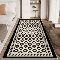 China Classic Flower Series Crystal Velvet Bedroom Floor Carpet 80x160cm Machine Washable for sale