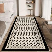 China Classic Flower Series Crystal Velvet Bedroom Floor Carpet 80x160cm Machine Washable for sale