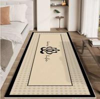 China Classic Fragrant Flower Crystal Velvet Bedroom Floor Carpet 120x200cm for sale