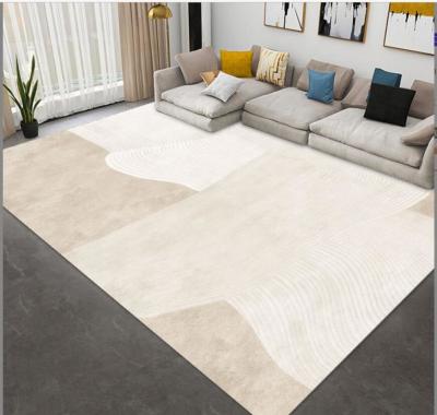 China Polyester Fiber Machine Woven Carpet 100x200cm Living Room Bedroom Mat for sale