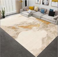 China Polyester Fiber Machine Woven Carpet 100x200cm Living Room Bedroom Mat for sale