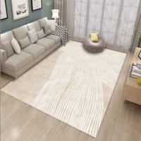 China Polyester Fiber Machine Woven Carpet 100x200cm Living Room Bedroom Mat for sale
