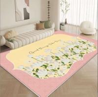 China Imitation Cashmere Living Room Floor Carpet 120x180cm Machine Washable Custom Logo for sale