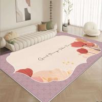 China Imitation Cashmere Living Room Floor Carpet 120x180cm Machine Washable Custom Logo for sale