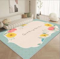 China Imitation Cashmere Living Room Floor Carpet 120x180cm Machine Washable Custom Logo for sale