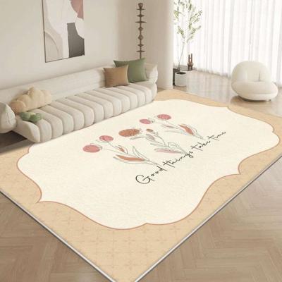 China Imitation Cashmere Living Room Floor Carpet 120x180cm Machine Washable Custom Logo for sale