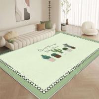 China Imitation Cashmere Living Room Floor Carpet 120x180cm Machine Washable Custom Logo for sale