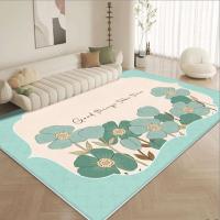 China Imitation Cashmere Living Room Floor Carpet 120x180cm Machine Washable Custom Logo for sale