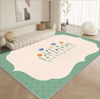 China Imitation Cashmere Living Room Floor Carpet 120x180cm Machine Washable Custom Logo for sale