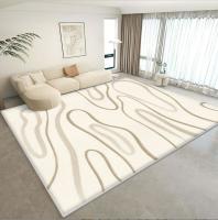 China Light Luxury Living Room Floor Carpet 180x250cm Crystal Velvet Machine Washable for sale