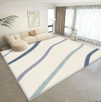 China Light Luxury Living Room Floor Carpet 180x250cm Crystal Velvet Machine Washable for sale
