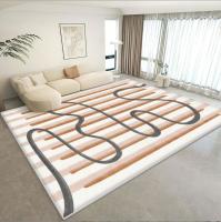 China Light Luxury Living Room Floor Carpet 180x250cm Crystal Velvet Machine Washable for sale