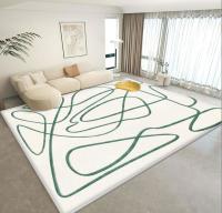 China Polyester Fiber Crystal Velvet Living Room Carpet 100x200cm Machine Washable for sale