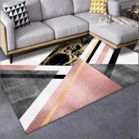China Tree Leaf And Geometric Pattern Living Room Floor Carpet Special Style for sale